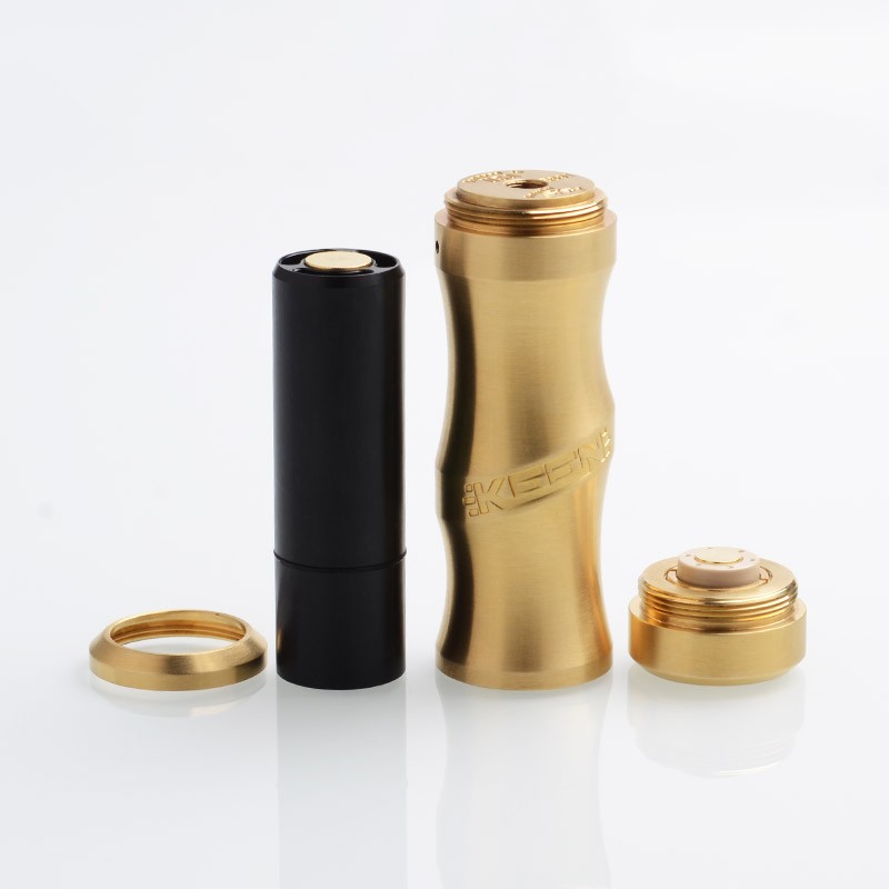 Buy Authentic Timesvape Keen Brushed Brass 18650 20700 21700 Mech Mod