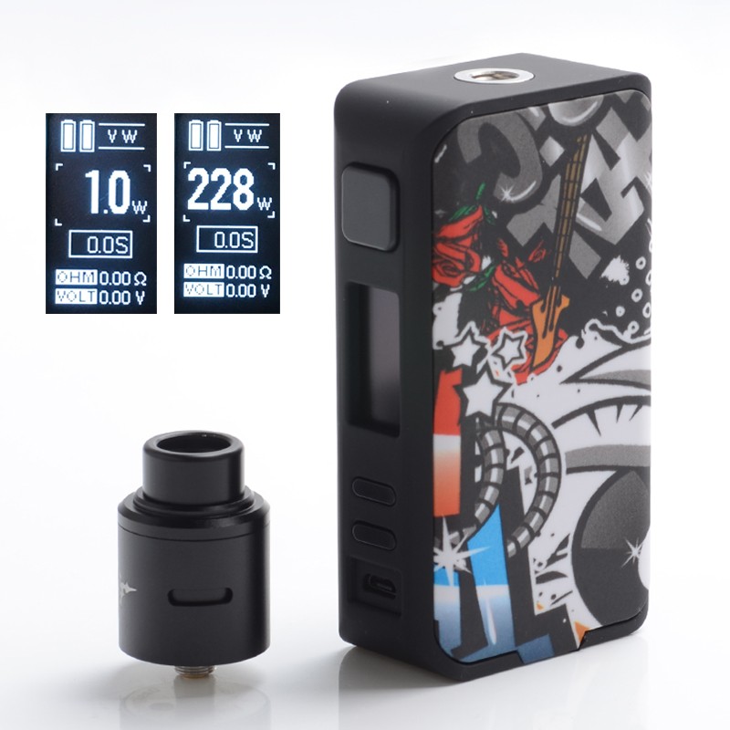 Buy Authentic Rincoe Manto Pro 228W TC VW Graffiti Kit w/ Metis RDA