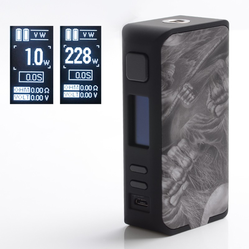 Buy Authentic Rincoe Manto Pro 228W TC VW Dead Skull Vape Box Mod