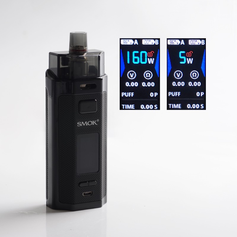 Buy Authentic SMOKTech SMOK RPM160 160W Pod System Black Vape Mod Kit