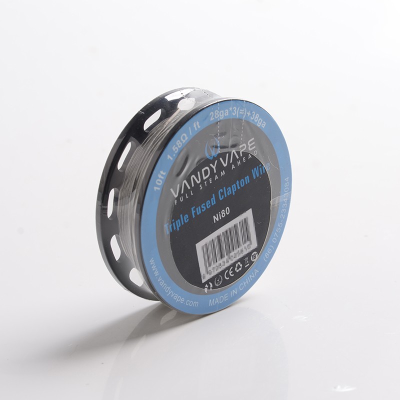 Buy Authentic Vandy Vape Triple Fused Clapton Wire Coil for RTA / RDA