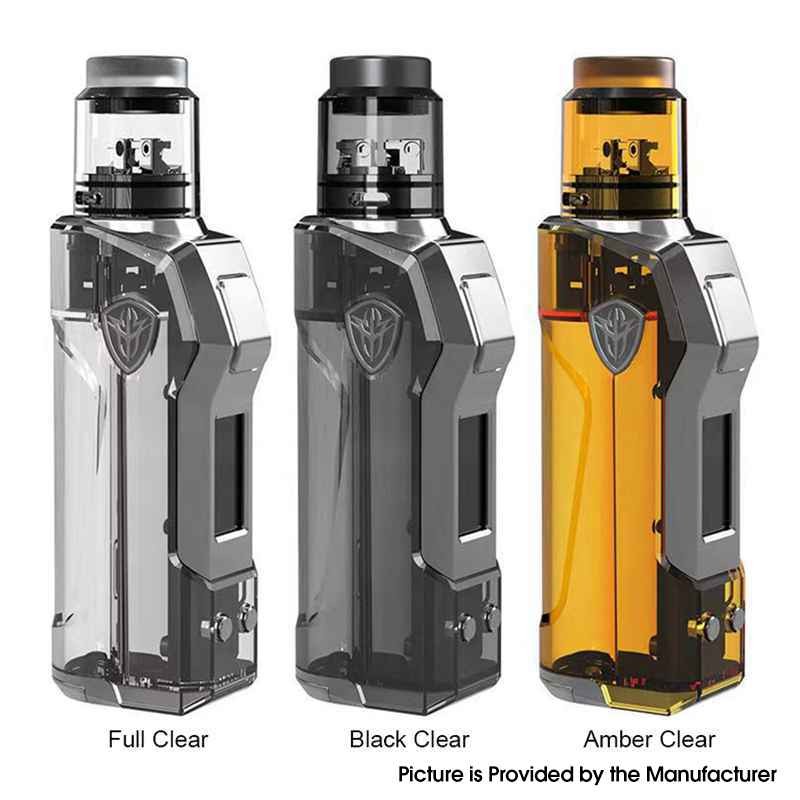 Buy Authentic Rincoe JellyBox Mini 80W Box Mod + RDA Kit Black Clear