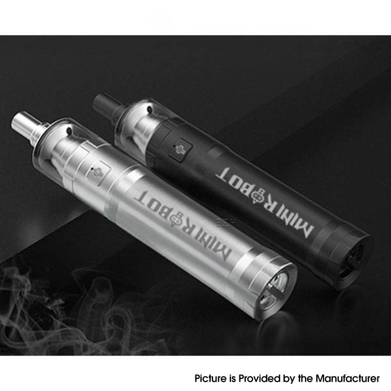 Buy Authentic Steam Crave Mini Robot Tube Mod + MTL RTA Vape Kit Black