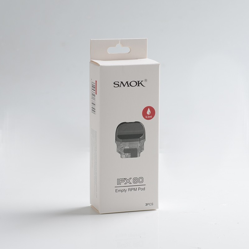 Buy Authentic SMOKTech SMOK IPX80 80W Pod Mod RPM Empty Pod Cartridge